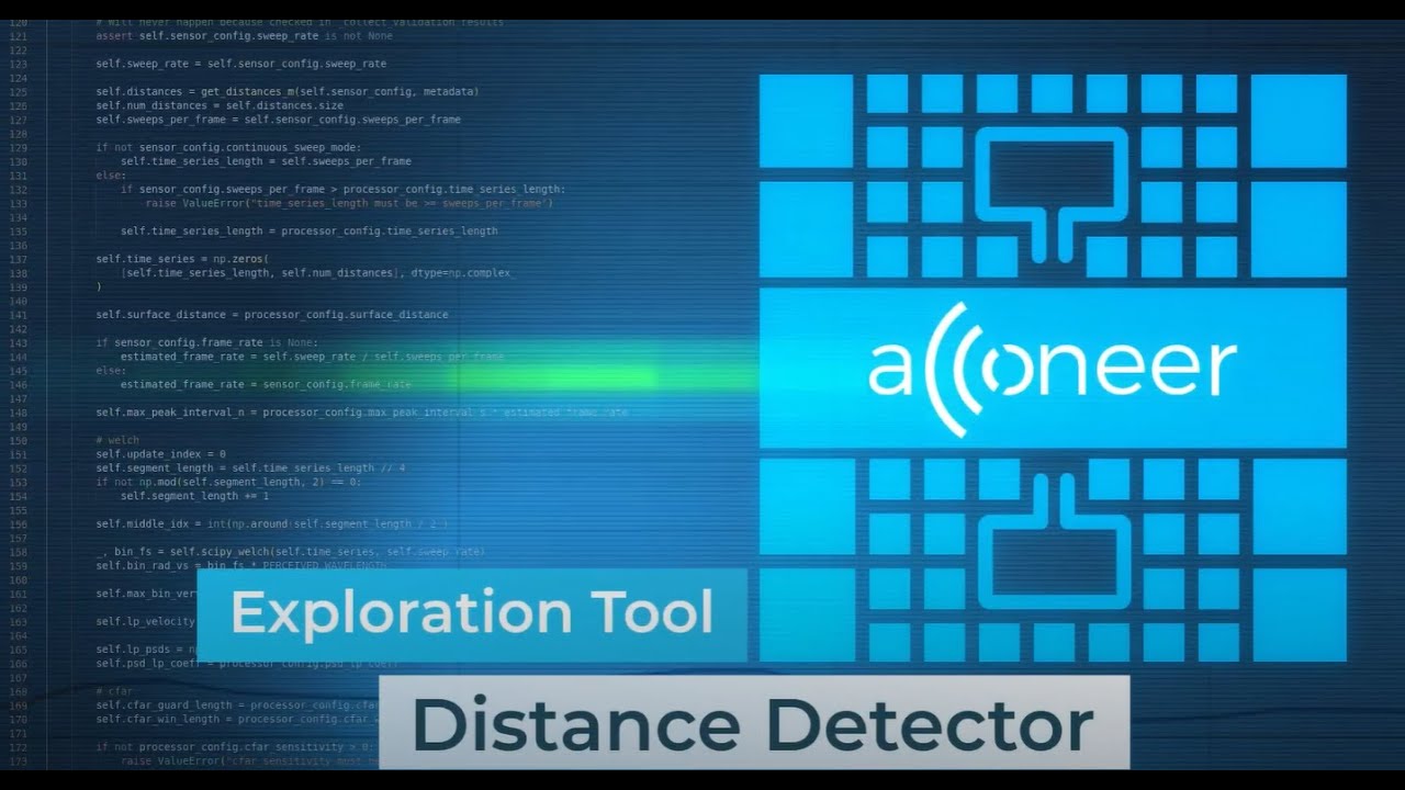 Exploration Tool - Acconeer Developer